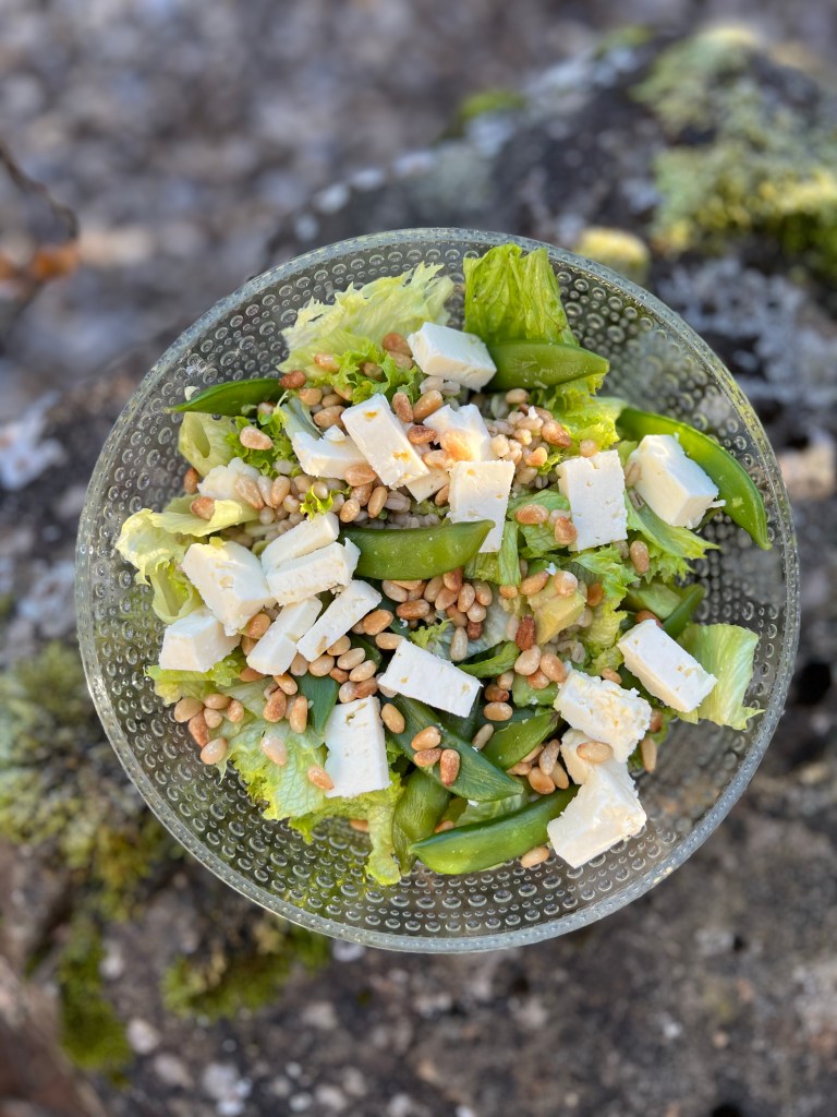 Grænt og gott salat með góðri sósu - GÓÐUR KOSTUR